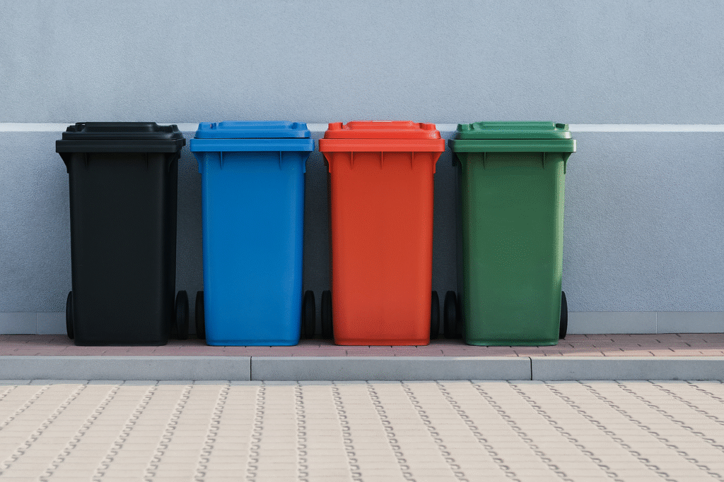Garbage Bag Color Code Guide—Understand Black, Green, Blue & Red Bags ...